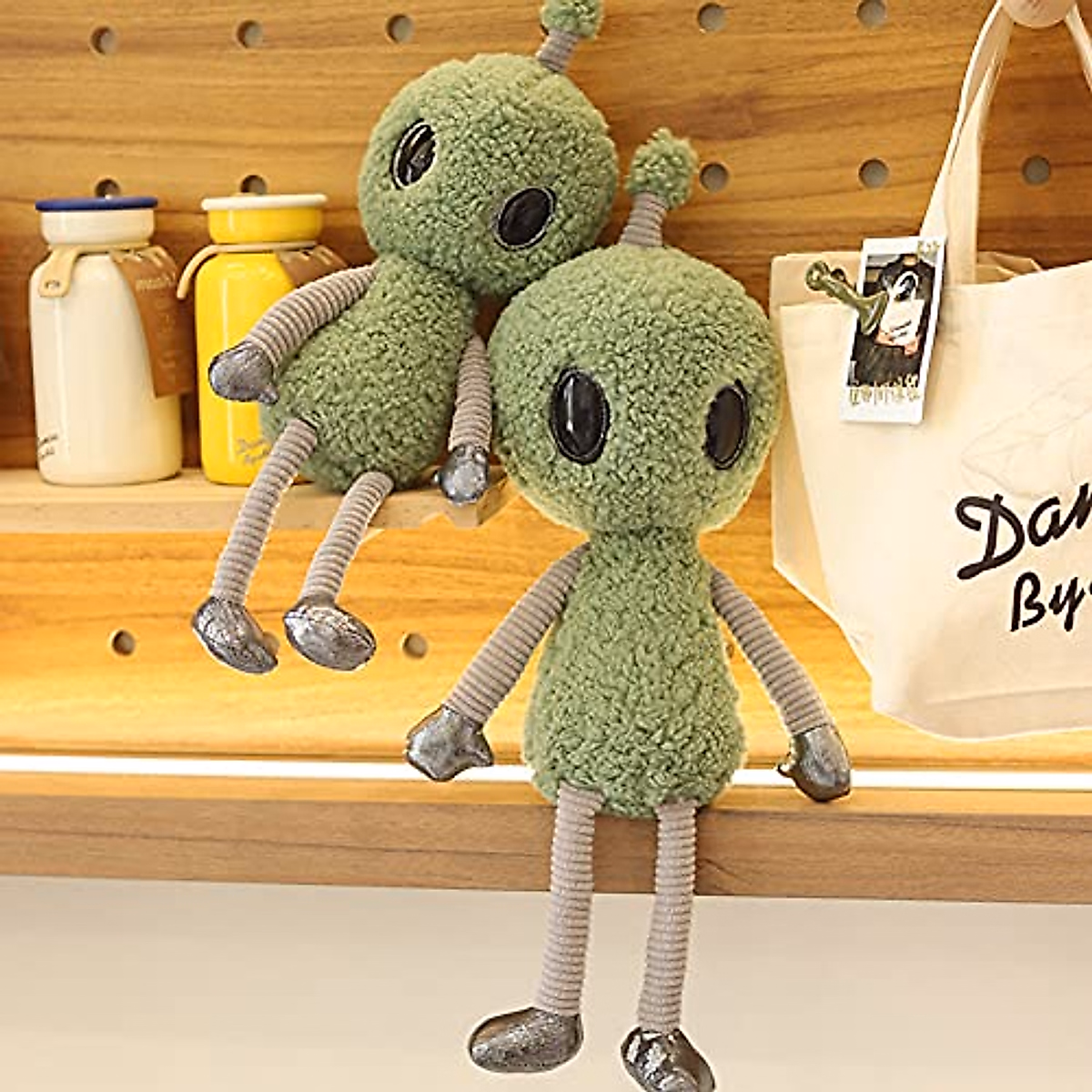 HWD Cute Alien Plush Doll, 15'' Soft Plushies Stuffed Extraterrestrials Toy Gifts for Kids, Toddler, Birthday, Valentines, Christmas