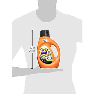 Tide Plus Febreze Freshness Sport High Efficiency Liquid Laundry Detergent - 46 oz - Active Fresh