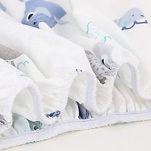 BambooCart Fitted Cotton Baby & Toddler Crib Sheet for Boy and Girl | Mattress Bedding