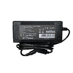 AC Adapter Compatible with Sony HT-S200F Mini Soundbar