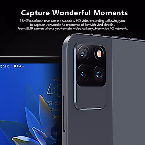 MAVIS LAVEN Digital Tablet, 16GB RAM 1TB ROM 8 Core 10.1 Inch MTK6762 Chip WiFi Tablet Front 13MP Rear 16MP for Study for Game (US Plug)