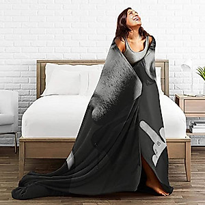 GingerDHallberg Throw Blanket Louis Singer Tomlinson Lightweight Flannel Blanket Air Conditioning Blankets for All Season 60"x50"