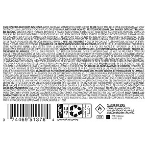 AGE beautiful Root Touch Up Hair Color Spray | Touch-Up Gray Concealer | Temporary Cover Up | Adds Volume & Covers Thinning Patches | Water, Sweat, Stain Resistant | Medium Blonde | 2 Fl Oz