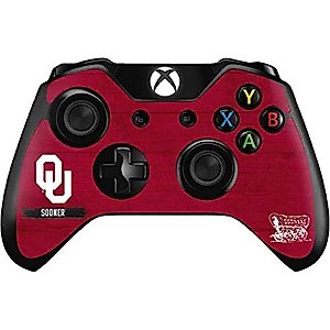 Skinit Decal Gaming Skin compatible with Xbox One Controller - Officially Licensed College Oklahoma Sooners Design