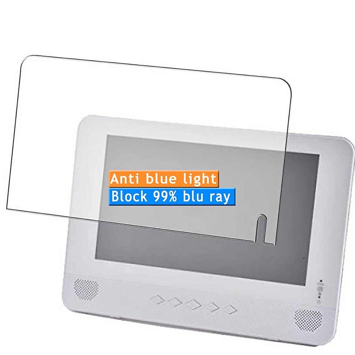 Vaxson 2-Pack Anti Blue Light Screen Protector, compatible with YAMAZEN TPD-L90FW 10" TPU Film Protectors Sticker [ Not Tempered Glass ]