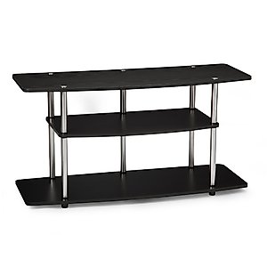 Convenience Concepts Designs2Go No Tools 46 inch 3 Tier Wide TV Stand, Black