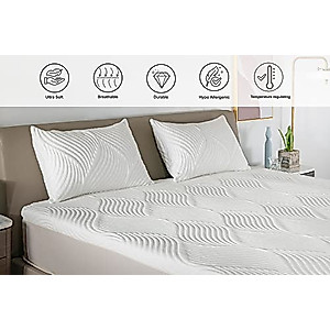 Minocasa 12 Inch Medium Firm Cool Gel Memory Foam and Innerspring Hybrid Mattress in a Box | CertiPUR-US Certified | Bed-in-a-Box | 5-Zone Support Pressure Relief | Motion Isolation (Queen)