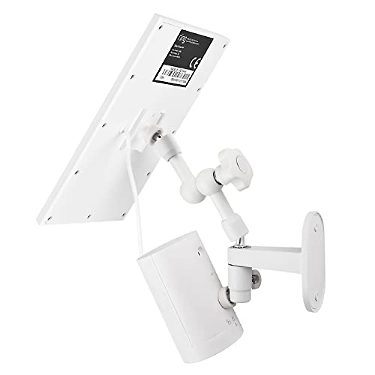 2-in-1 Wall Mount for Ring Solar Panel, Stick Up Cam Battery, Spotlight Cam Battery and Spotlight Cam Plus/Pro (Battery), Adjustable Angle to Get Maximum Sunlight for Your Ring Solar Panel