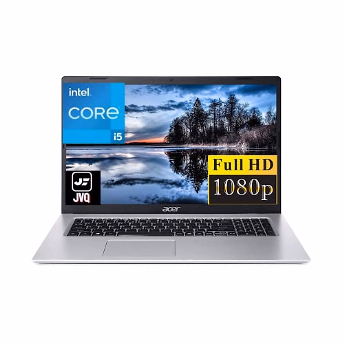 Acer Newest Aspire 3 17.3'' Full HD Screen Laptop, 11th Gen Intel Core i5-1135G7(Beat i7-1065G7, Up to 4.2GHz), 20GB RAM, 1TB SSD, Webcam, WiFi, HDMI, RJ-45, Bluetooth, Windows 10, Silver+JVQ MP