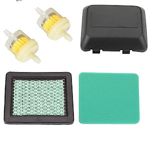 HQparts Air Filter Cleaner Cover Kit For 160cc Husqvarna Lawn Mower 7021R Air Filter Cover Fuel Filter