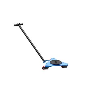 Amarite Machine Skates - Heavy Duty 2t Machinery Skates with 4400lbs Capacity and 3 Swivel Rollers for Warehouse and Workshop Transport - Machine Skate and Equipment Dolly Skate