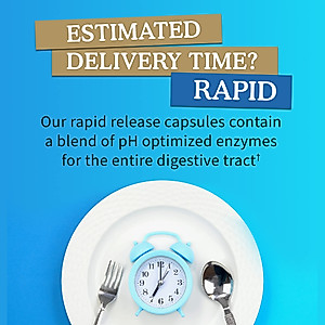 Garden of Life Vegetarian Digestive Supplement - Omega Zyme Ultra Enzyme Blend for Digestion, Bloating, Gas, and IBS, 180 Capsules