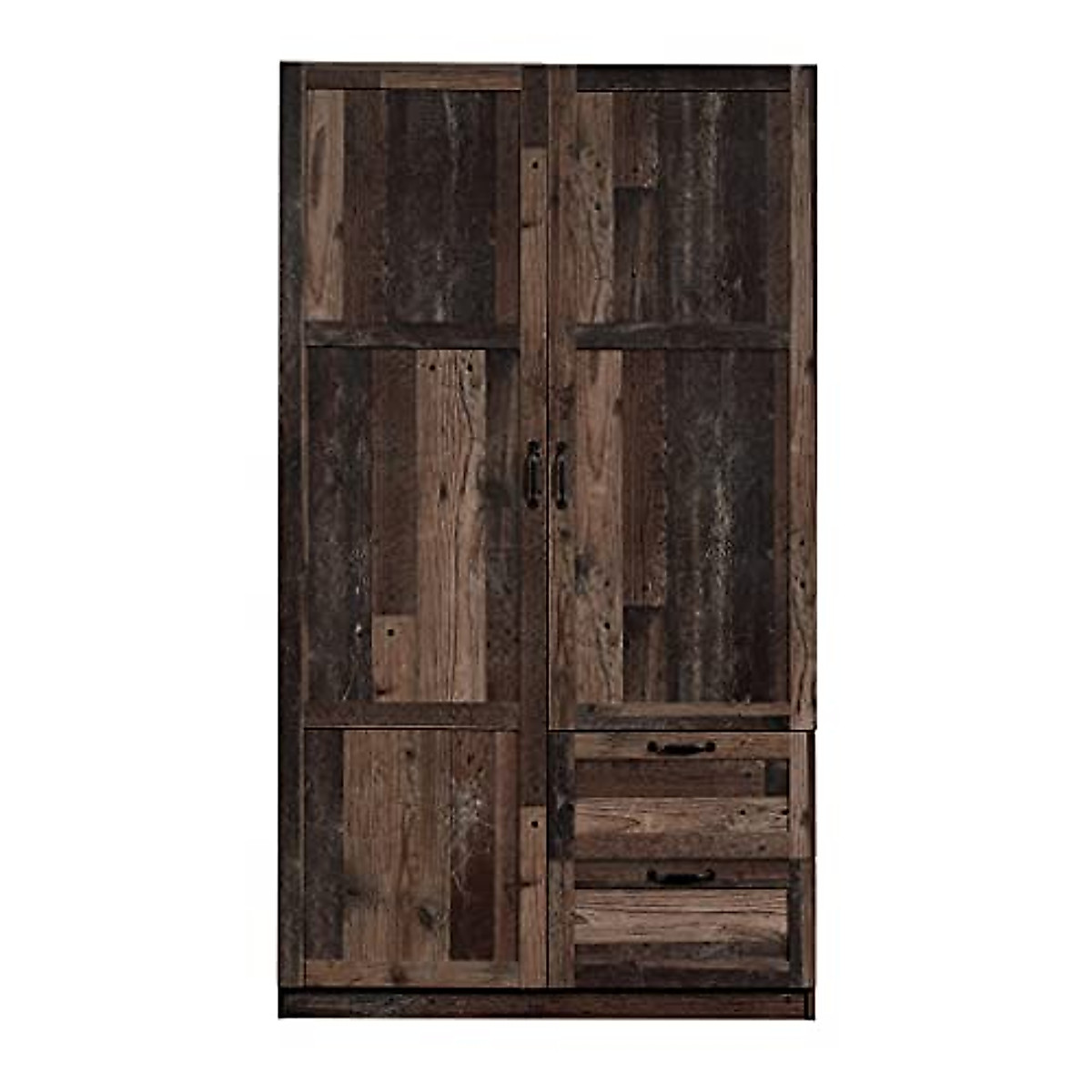 Sauder Miscellaneous Storage Wardrobe, L: 40.0" x W: 19.45" x H: 71.1", Reclaimed Pine Finish