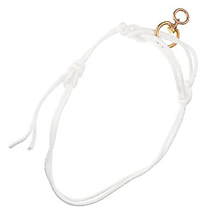 BESPORTBLE 4pcs Bull Bridle Cowboys Lanyard Adjustable Rope Halter frenos para caballos Calf Halter Poly Rope Iron White Cattle Supplies Safety Halter Portable Cattle Halter Simple Suspenders