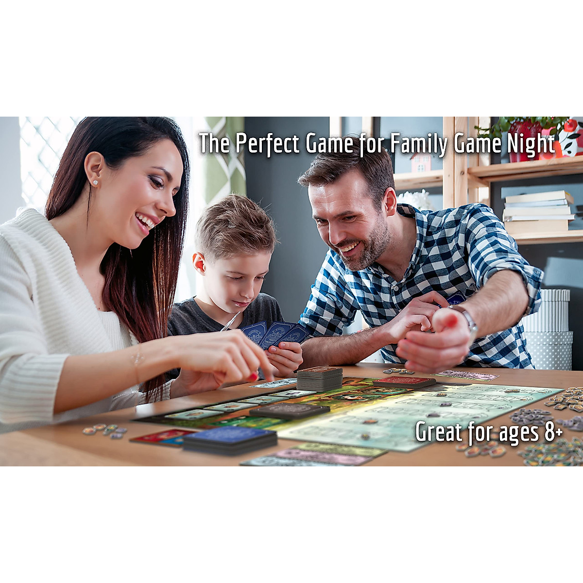 Raccoon Tycoon - Gateway Strategy Board Game for Adults and Family | Fast, Fun, Economic and Set-Collecting Competitive Game | 2-5 Players | Ages 8 and Up | 60-90 Minutes | by Forbidden Games