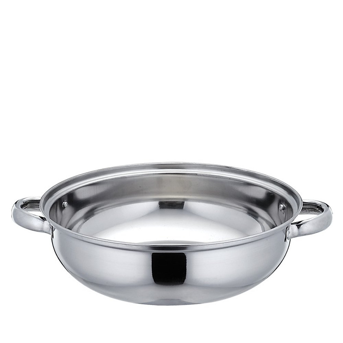 Nadalan Small Stainless Steel Hot Pot Light Cookware Shabu 11in Shabu