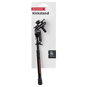 Schwinn Adjustable Bike Kickstand, Fits Kids Bikes 16 to 24 Inch Wheels, Easy Attach and Adjust Bicycle Parts and Accessories, Steel