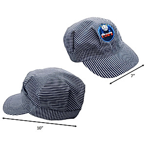 ProductMix Thomas The Train Hat Gift Set with Navy Blue Bandana and Whistle (3 Items) -Toddler/Preschool Boys