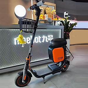 ARLVEKE Basket Compatible with Segway Ninebot KickScooter F20/F25/F30/F40/ E22/E25/ES1/ES2/E2/E2Plus/G30/G30LP/G30MAX Series Rust-Resistant Electric Scooter Front Baskets Accessories