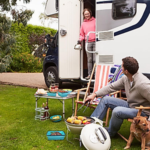 Plastic Food Storage Containers With Lids -4PC Silicone Collapsible BPA Free Lunch Box Airtight Vacuum Seal - Freezer Microwavable Food Containers For Fruit Leftover Food - Rv Organization And Storage