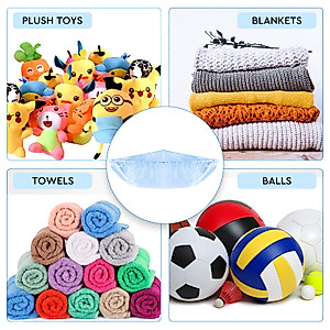 Stuffed Animal Hammock, 2 Pack, Nursery and Playroom Toy Storage Net Organizer for Plush Toys, Kids Bedroom Décor, Rip-Resistant Stuff Animals Holder with Hanging Hardware by Ziz Home