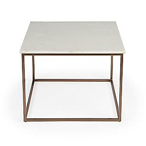 Butler Holland Marble and Metal Coffee Table