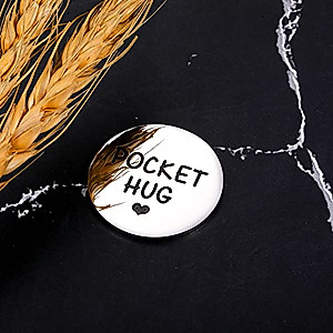 Pocket Hug Token Recovery Gifts for Women Men, Inspirational Sobriety Gifts for Women Men, Long Distance Relationship Christmas Gifts for Friends Cancer Gifts, Stocking Stuffers for Teens Boys Girls