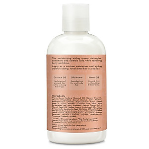 Shea Moisture Coconut and Hibiscus Curl and Shine Combination Set - Includes 13 oz. Shampoo, 13 oz. Conditioner and 8 oz. Curl and Style Milk