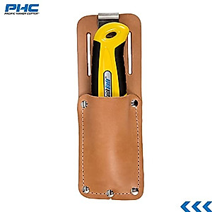 Pacific Handy Cutter QBA375 Autoloading Utility Knife, Automatic Blade Changing, with 5 Additional Blades , Yellow