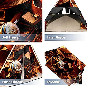 enheng Small Pet Hideout Unique Fishing Gear Hamster House Guinea Pig Playhouse for Dwarf Rabbits Hedgehogs Chinchillas