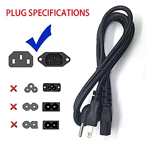 5898412LF 58984402L Power Cord Replacement, Compatible with Maytronics Dolphin Cleaner's Digital Power Supply, 10 Amps 125 Volts Black 3 Prong AC