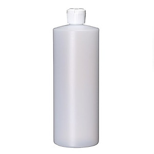 10 Pack - Empty Plastic Bottles - Refillable Cylinder Multi Purpose Plastic Bottles - Bulk - 32 oz