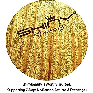 Sequin Backdrop 4x10ft Shiny Gold Sequin Curtains 2 Panels Glitter Backdrop Curtains for Parties Photography Background M0511