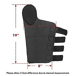 Harrison Howard Neoprene Horse Tail Guard Equine Tail Wrap Gray