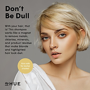 dpHUE Gentle Brightening Shampoo - 8.5 oz - Cleanses While Boosting Brightness & Shine - Fresh, Floral Scent - Color Safe, Vegan, Cruelty Free