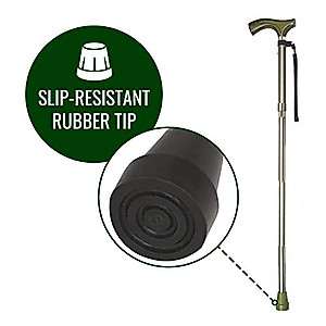 Switch Sticks Walking Cane for Men or Women, Foldable and Adjustable from 32-37 Inches, FSA and HSA Eligible, Huntington