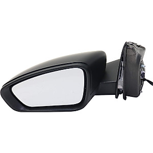 Kool-Vue Mirror Compatible with Chrysler 200 2015-2017 Driver Side Power Non-Folding Non-Heated Memory and Signal Light Paintable