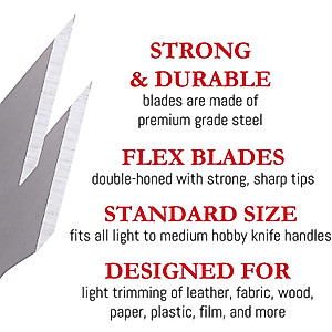 WA Portman Craft Cutting Mat Metal Ruler & Craft Knife Set - 18x24 Inch Self Healing Craft Cutting Mat - Hobby Knife Set - 10 Crafting Knife Blades - 24 Inch Cork-Backed Ruler - Precision Knife Set