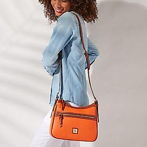 Dooney & Bourke Handbag, Pebble Grain Presley Crossbody - Clementine