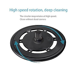 LCHONGMING Mop Holder，Compatible for Deebot， X2 / X2 Pro Mop Holder Vacuum Cleaner Accessories,Black.Mop Holder