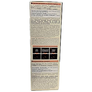 PHYTO Phytocolor Permanent Hair Color, 3 Dark Brown, with Botanical Pigments, 100% Grey Hair Coverage, Ammonia-free, PPD-free, Resorcin-free, 0.42 oz.