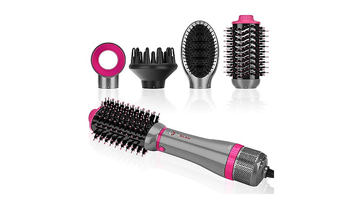 IG INGLAM 4 in 1 Blowout Brush – Style Your Hair Effortlessly