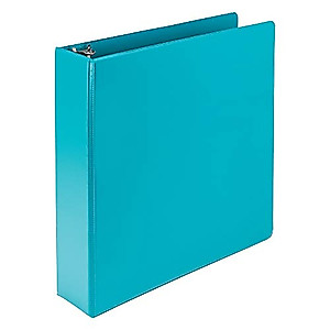 Samsill Plant Based Durable 2 Inch 3 Ring Binders, Made in The USA, Fashion Clear View Binders, Up to 25% Plant Based Plastic, Assorted 4 Pack (MP48669)