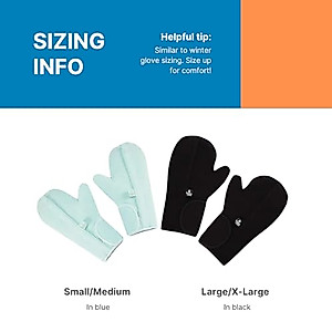 NatraCure Cold Therapy Mittens - Small/Medium - for Sore, Aching Hands, Working Hands, Arthritis, Neuropathy, Chemotherapy, Chemo Care Package for Women, Cryotherapy, Edema Relief, Hand, Finger Pain