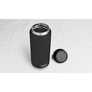 YETI Rambler 36oz Vacuum Insulated Stainless Steel Bottle with Cap (Stainless Steel) (Black)