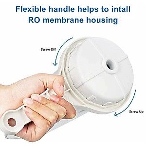 100 GPD RO Membrane with Reverse Osmosis Membrane Housing Set (1 Set) & 100 GPD RO Membrane (1 Pack), Reverse Osmosis Filter Replacement Kit, RO Membrane Housing Set for Maple Syrup RO System