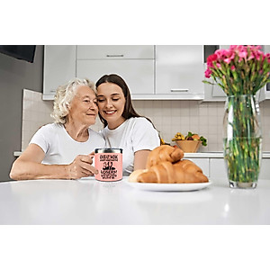 Mothers Day Gifts for Mom - Mothers Day Gifts from Daughter, Son, Kids - Funny Gifts for Women, Wife - Mother Gifts - Mom Birthday Gifts - Birthday Gifts for Mom - Present for Mom Mug 14oz, Pink