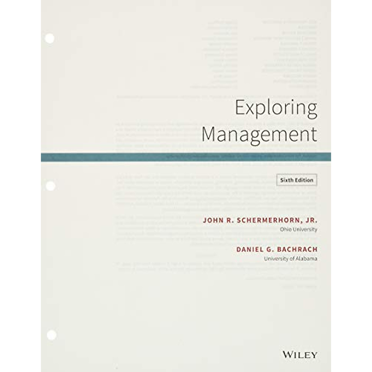 Exploring Management