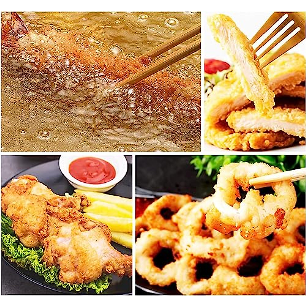 Electric Deep Fat Fryer, Frying Machine, Deep Fryer Polished Stainless Steel Tank Chip Fryers For Home And Commercial, Easy Clean, Large Electric Fryer For French Fries Chicken Shrimp (Size : 18L)