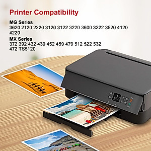 PG-240 XL/CL-241 XL Ink Cartridges Replacement for Canon 240xl 241xl PG-240XL CL-241XL for Canon PIXMA TS5120, MG3620, MG2120, MG3120, MG4120, MG2220, MG3220, MG4220, MG3520, MX472 (1 Black, 1 Color)